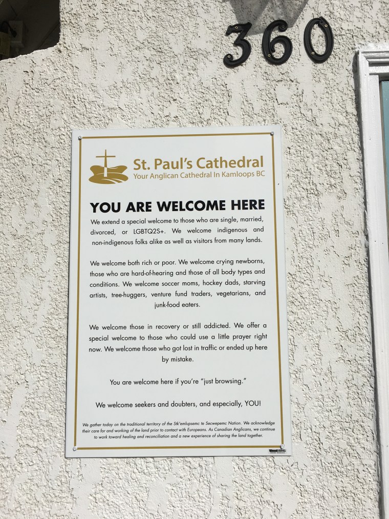 Our new signs – St. Paul's Anglican Cathedral