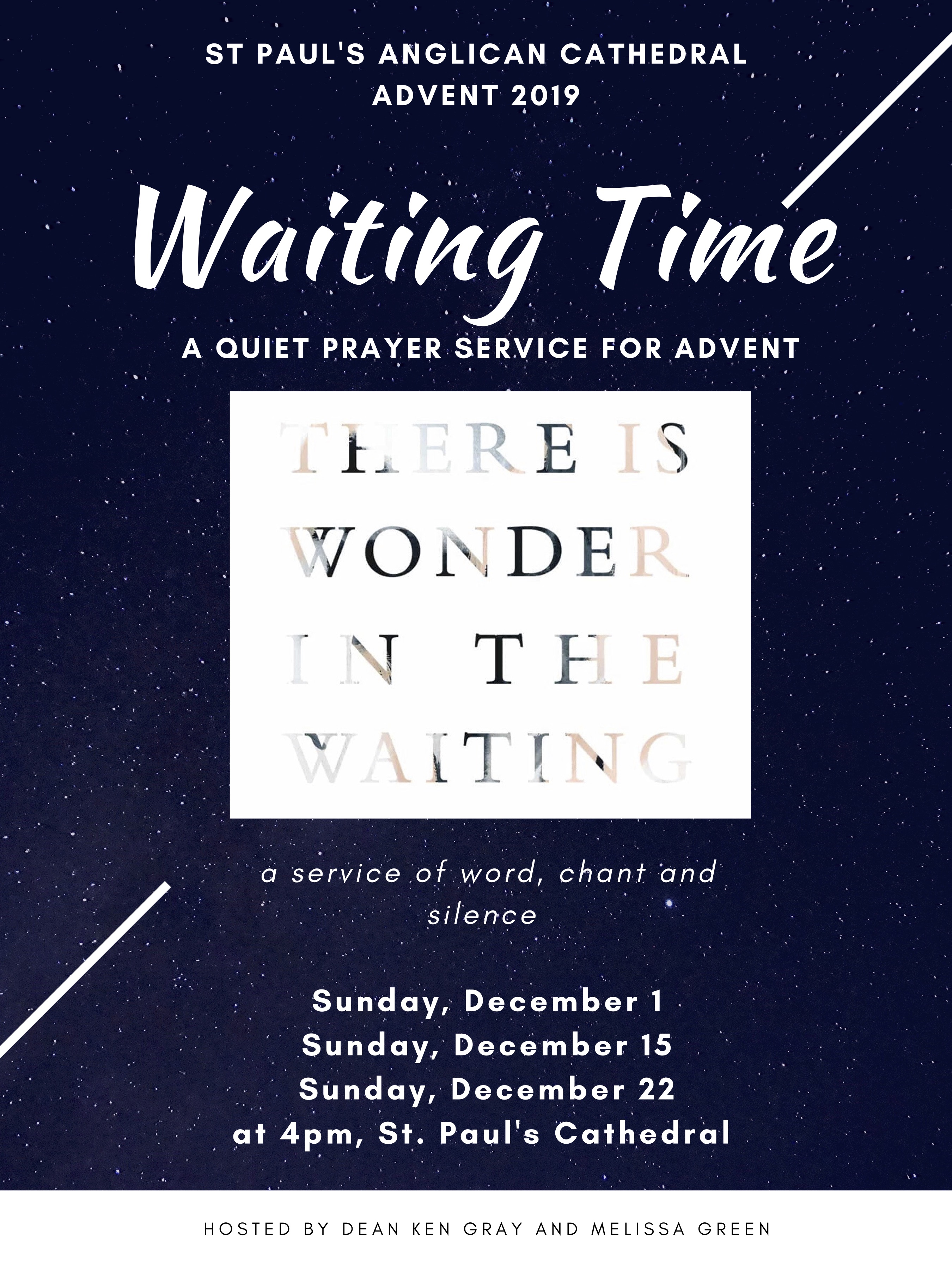 Waiting Time – Quiet Prayer Service for Advent – St. Paul's Anglican ...